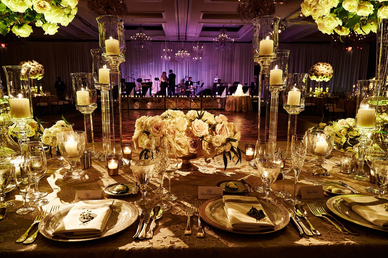 Dinner Table with View of Dance Floor