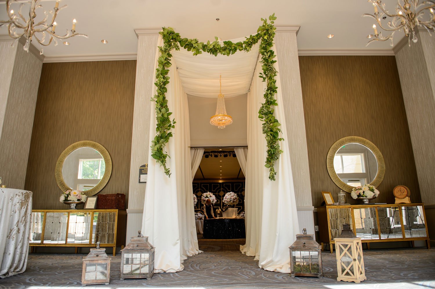 Entrance Into Ballroom Reception