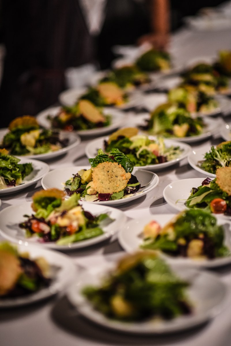 Salad Course with Parmesan Frico