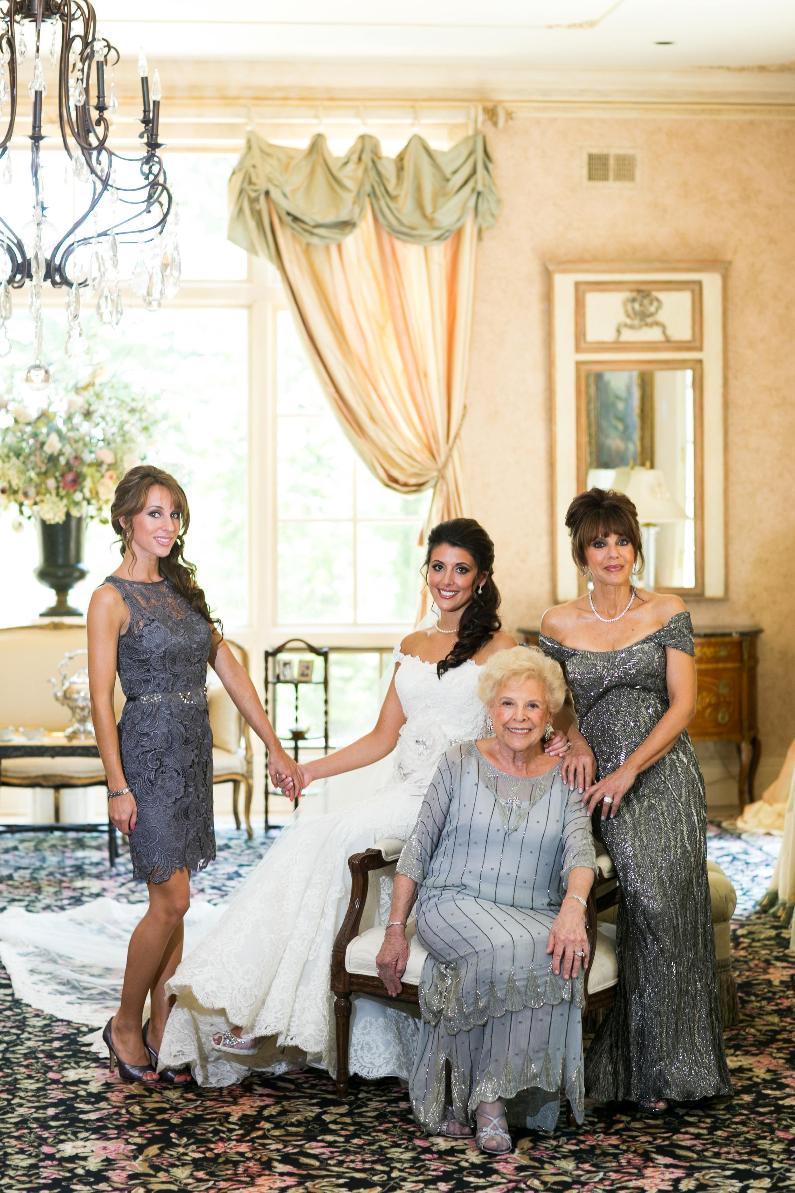 Guests + Family Photos - Bride + Three Generations of Women - Inside ...