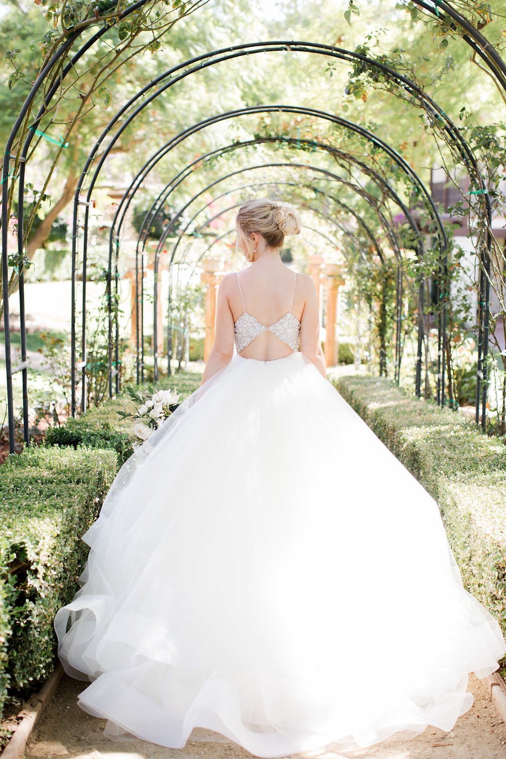 Unique Back of Ball Gown