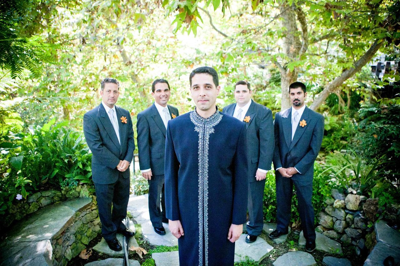 Grooms + Groomsmen Photos - Groom in Traditional Attire and Groomsmen ...