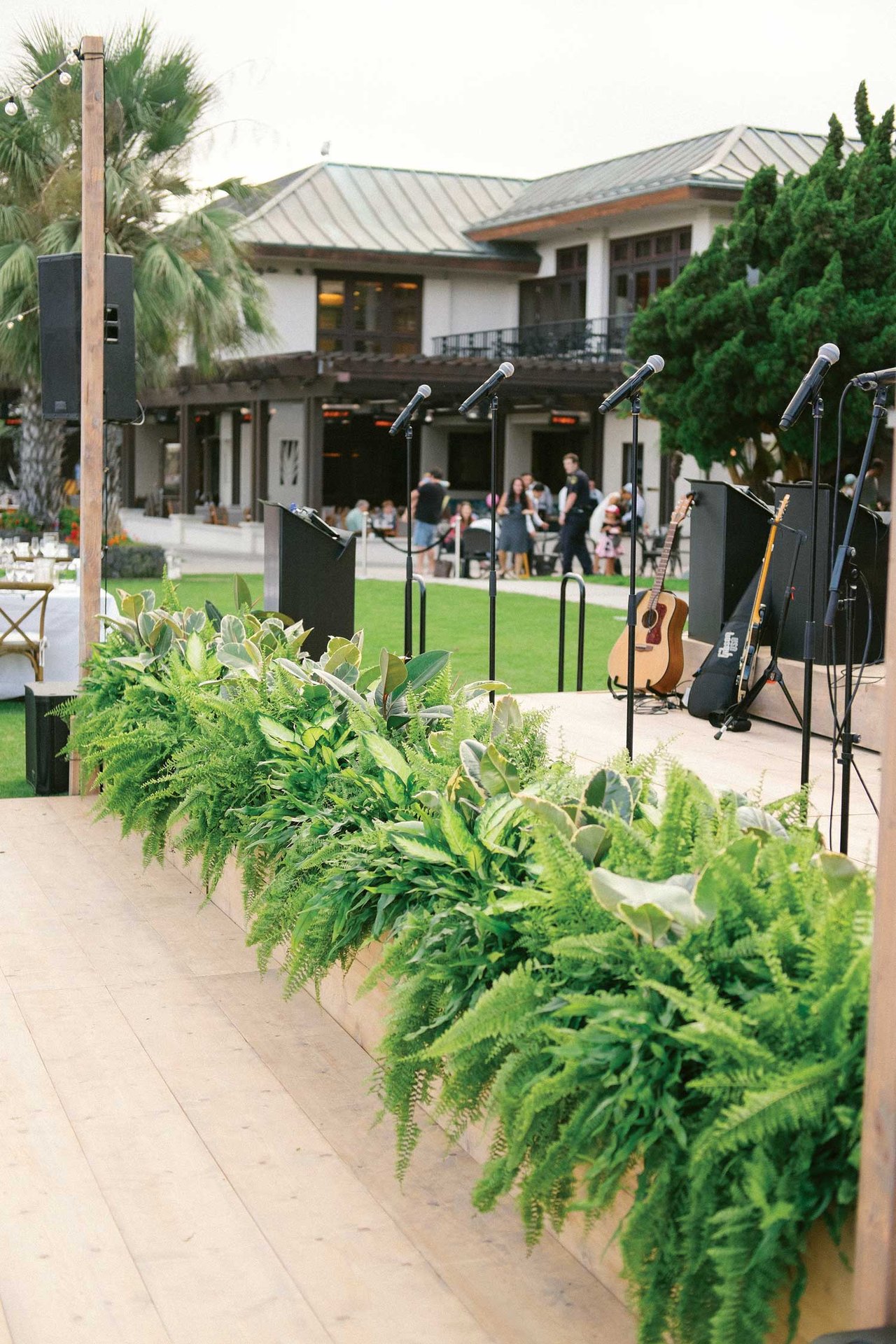 Tropical Greenery at Band Stage