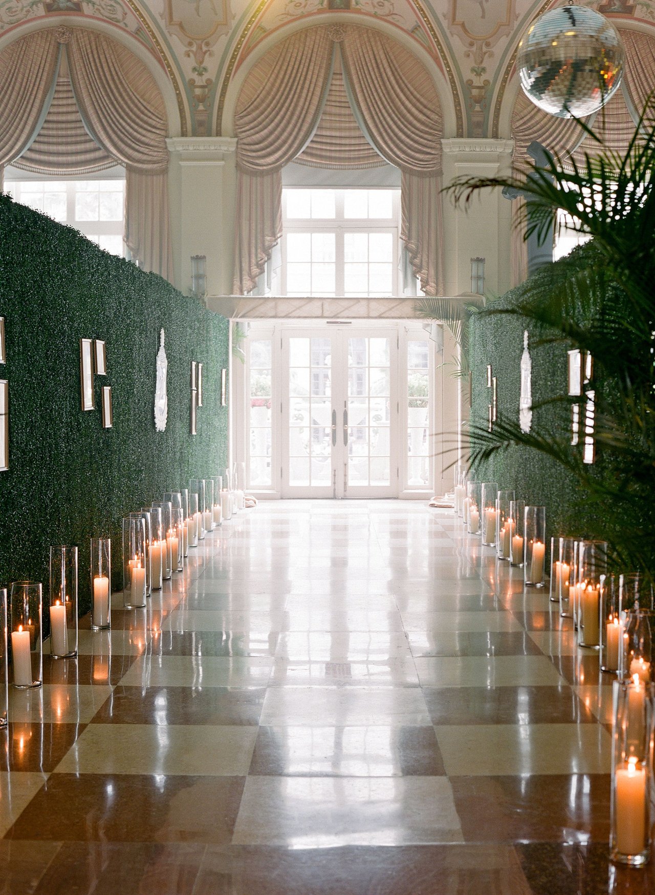 Wedding Reception Entrance with Photos