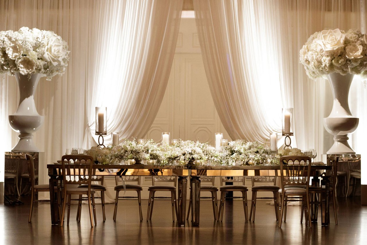 Metallic Head Table