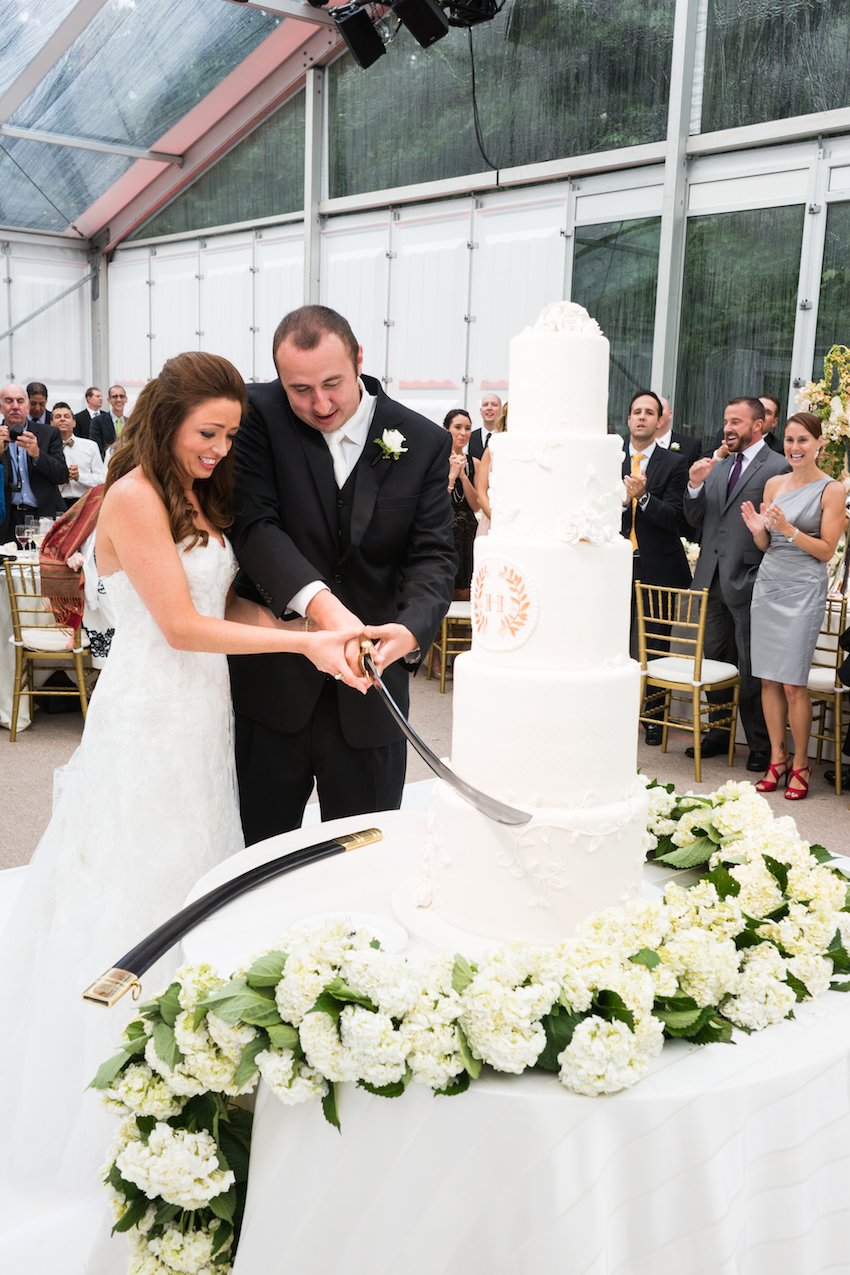 Cake Cutting with Sword