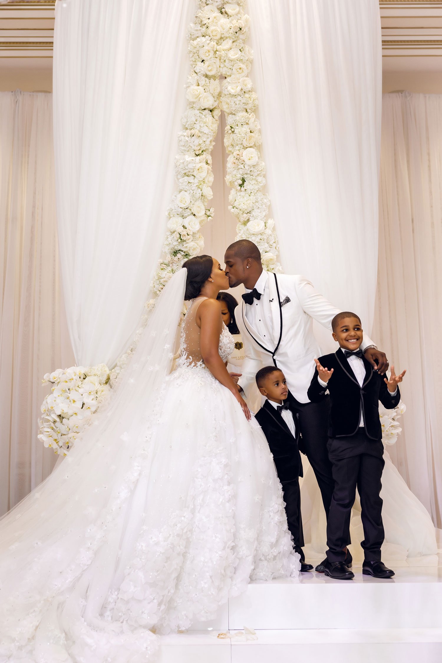 Luxe Wedding of NFL Player Tahir Whitehead at Elegant Castle Venue ...