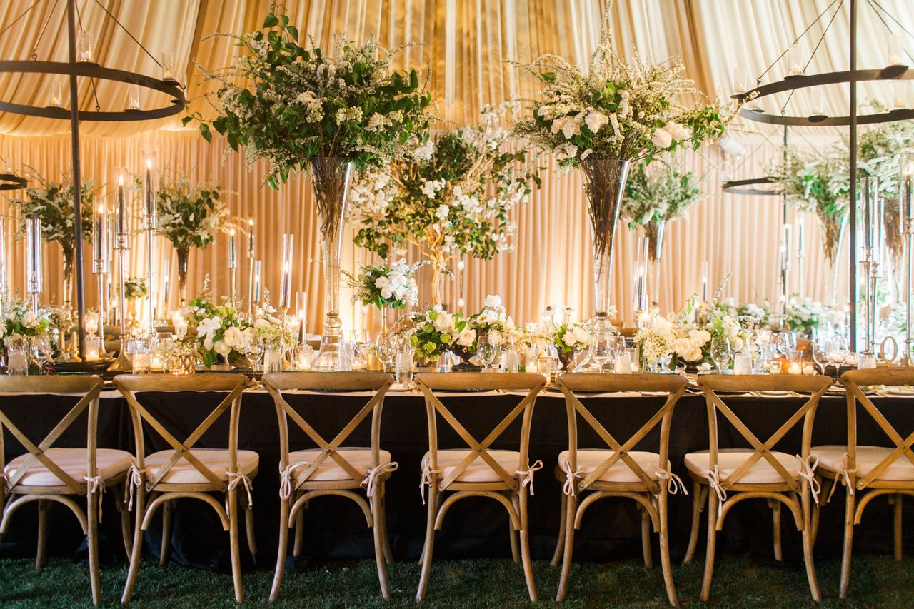 Wood Chairs at Long King's Table