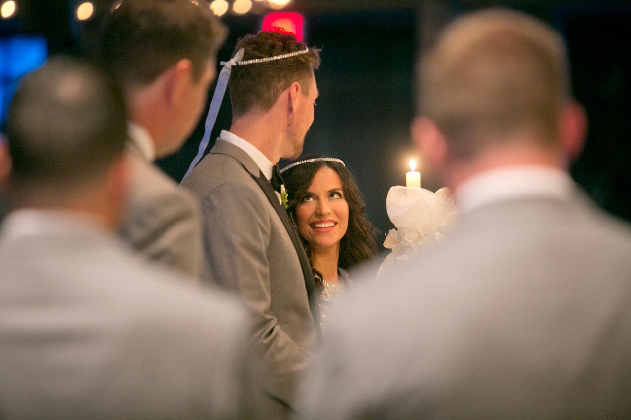 Alexis Cozombolidis & Hunter Pence at Ceremony