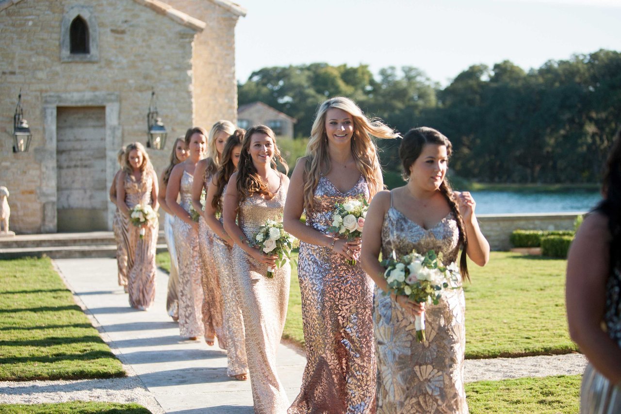Mismatched Bridesmaid Processional