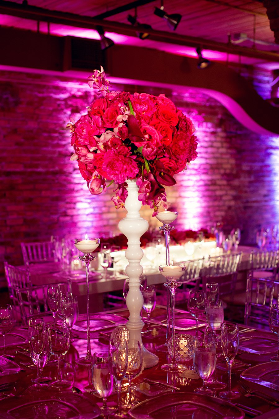 Hot Pink Centerpiece