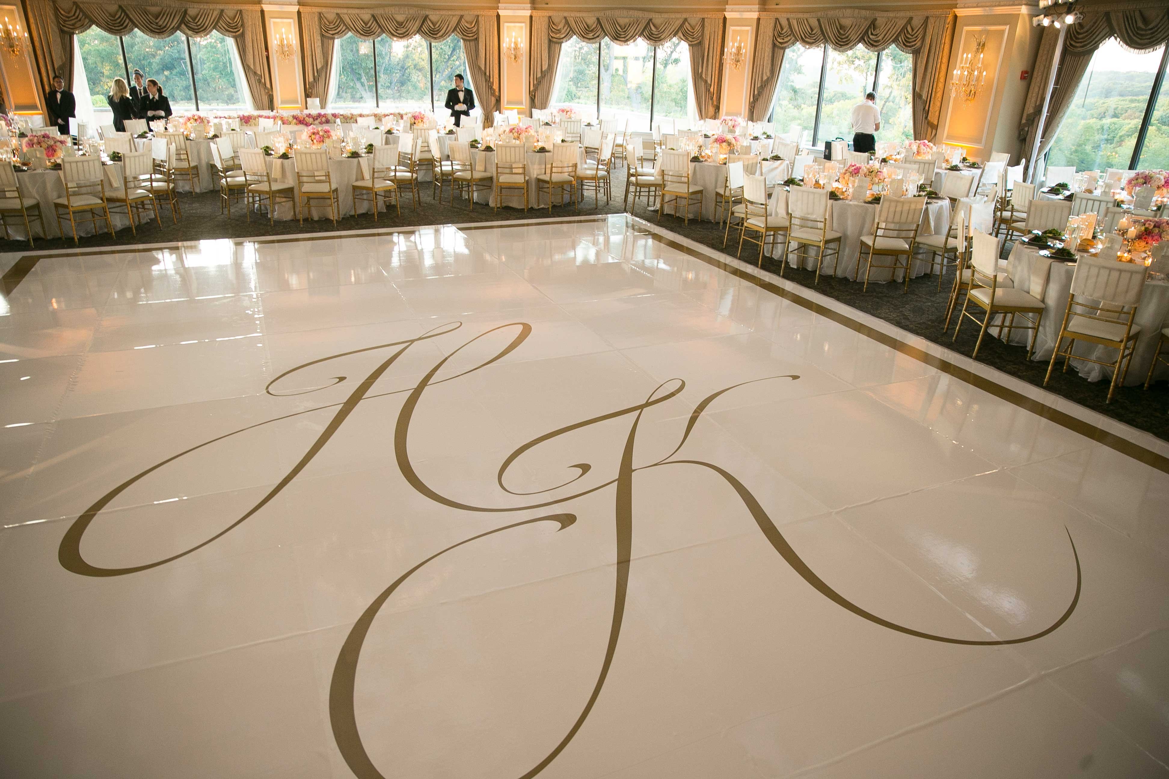Oversized Monogram on Dance Floor