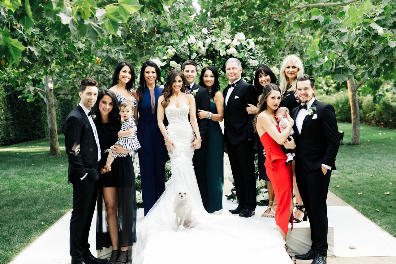 Jillian & Dean with Family and Friends