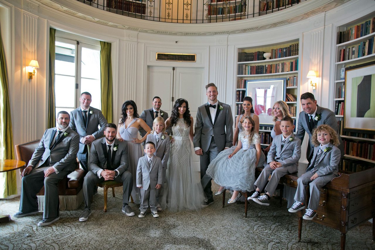 Hunter Pence with Wedding Party