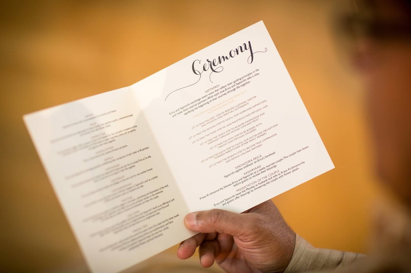 Ceremony Program Opened by Guest