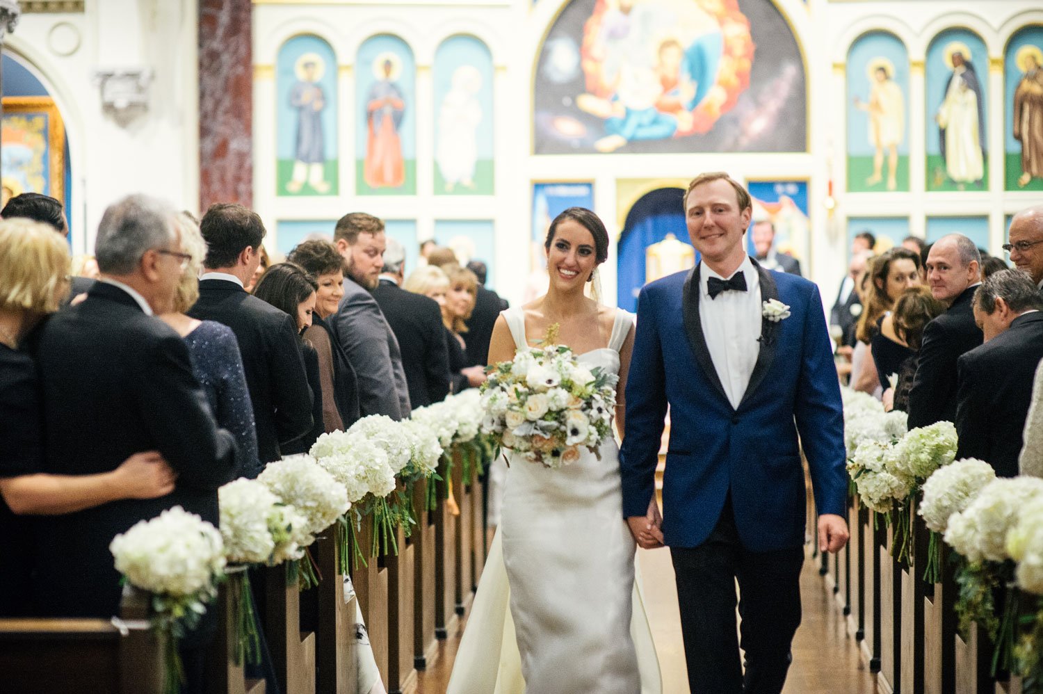 Guests in Church Pews for Recessional