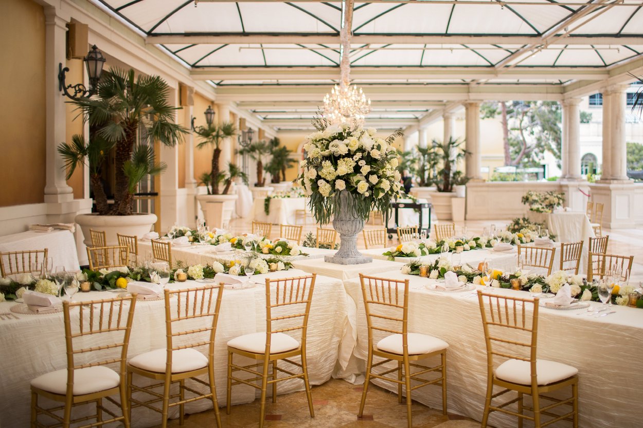 Tables in an X Formation