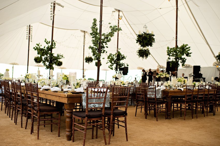 Rustic-Elegant Wedding with Tent Reception in Pennsylvania