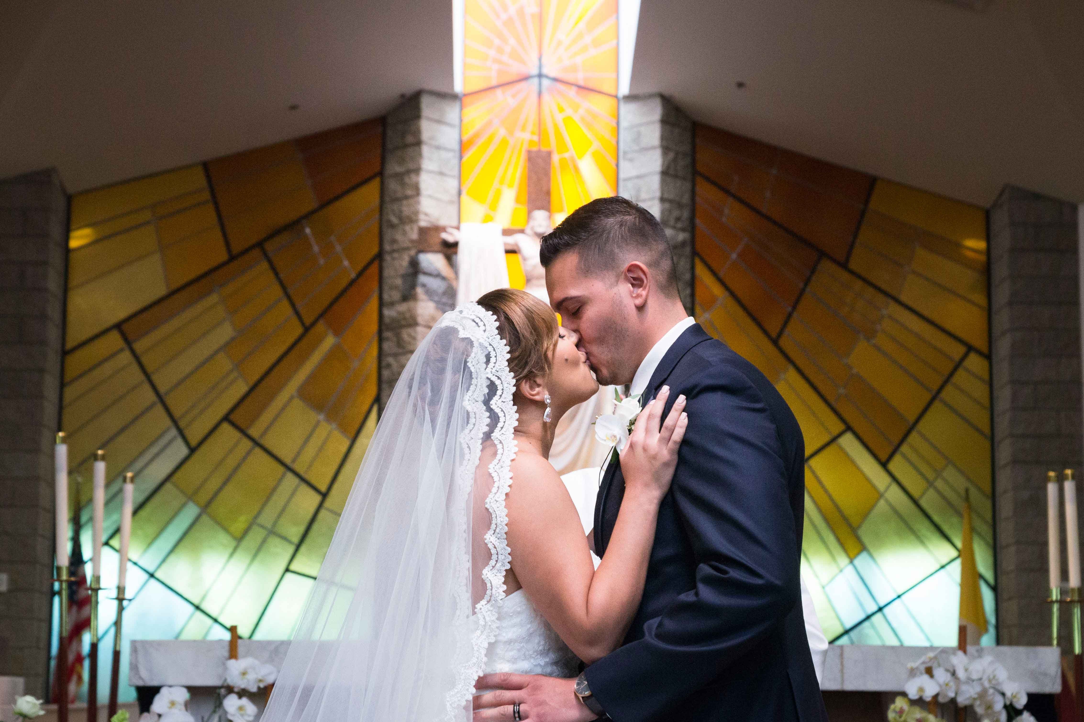 First Kiss in Catholic Church