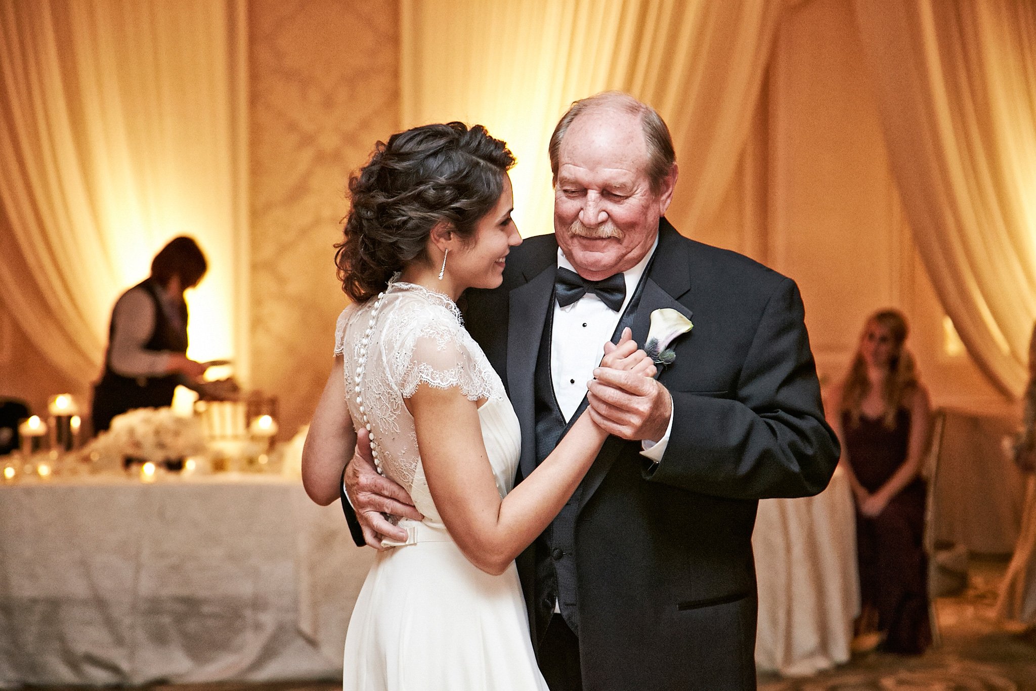 Father-Daughter Dance at Ballroom Reception
