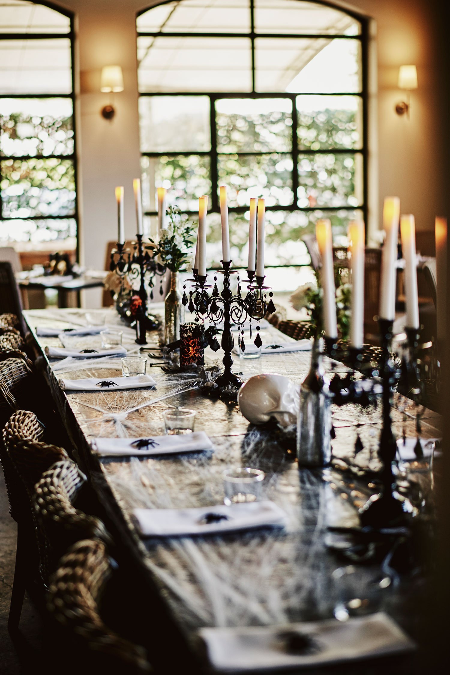 A Spooky & Sophisticated Halloween-Themed Wedding