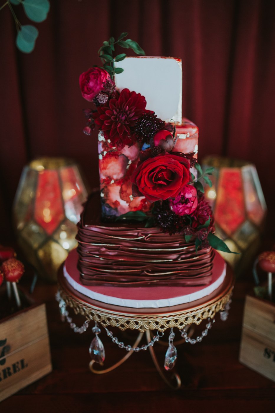 Small Cake in Rich Colors