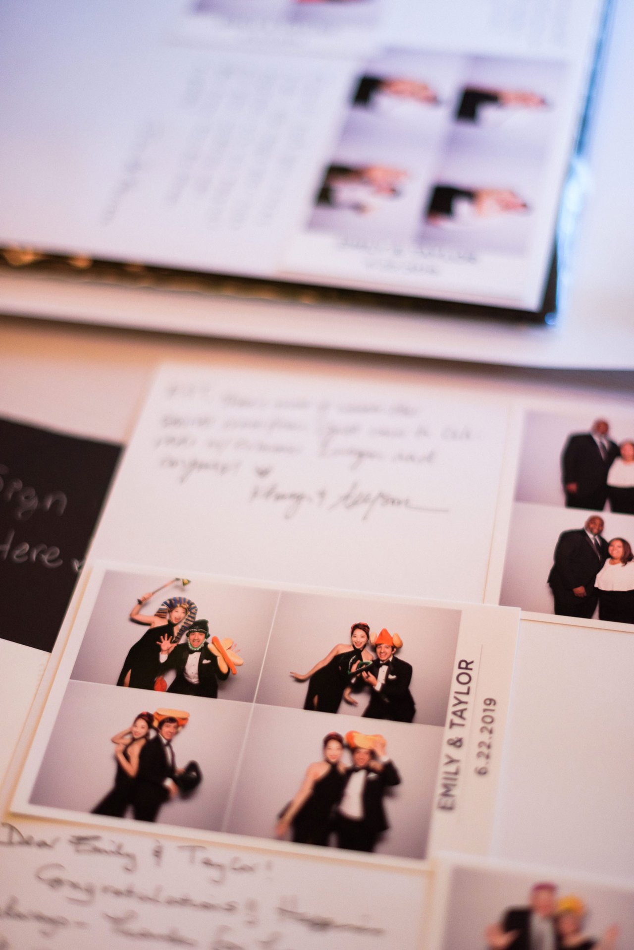 Photo Booth Guest Book at Wedding