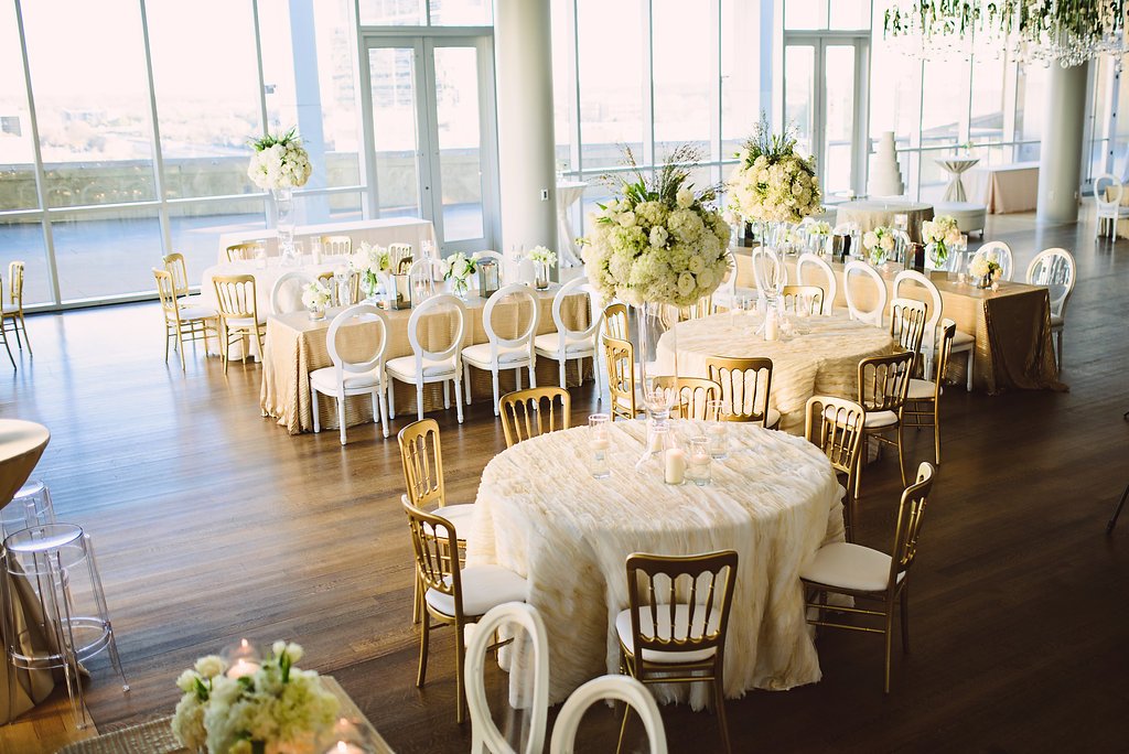 Variety of Table Shapes at Reception