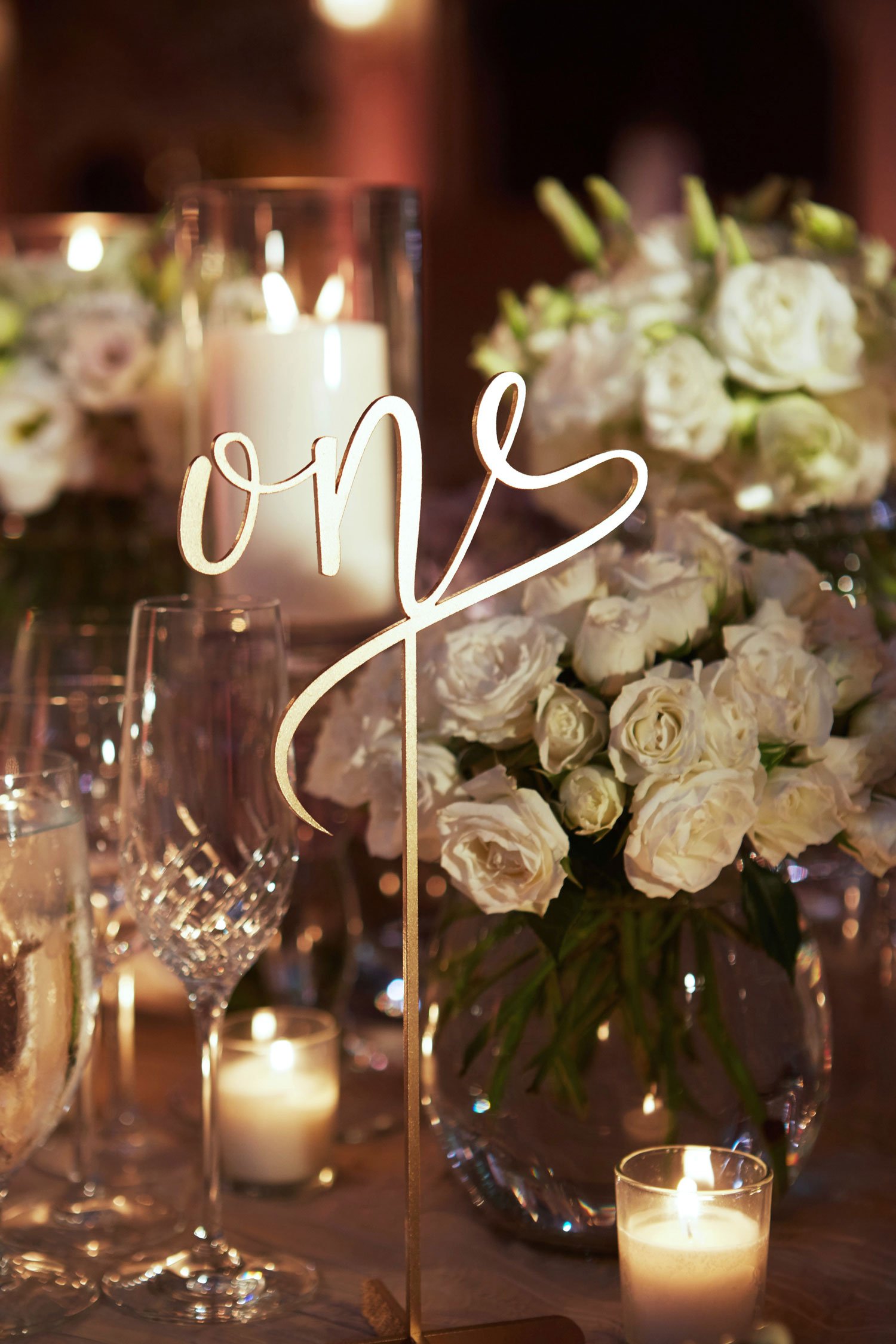 Modern Calligraphy Table Number One