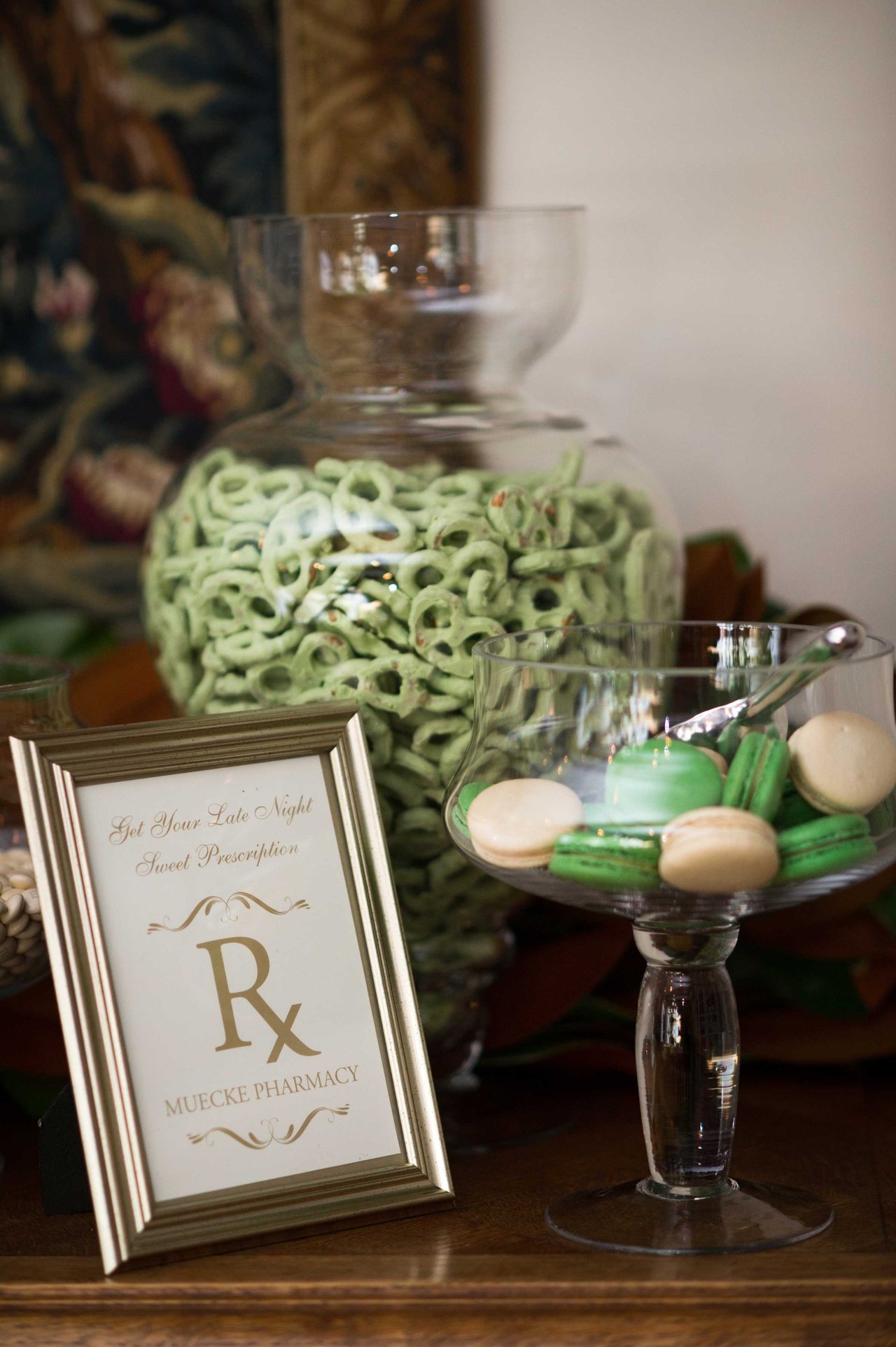 Green & Ivory Dessert Bar