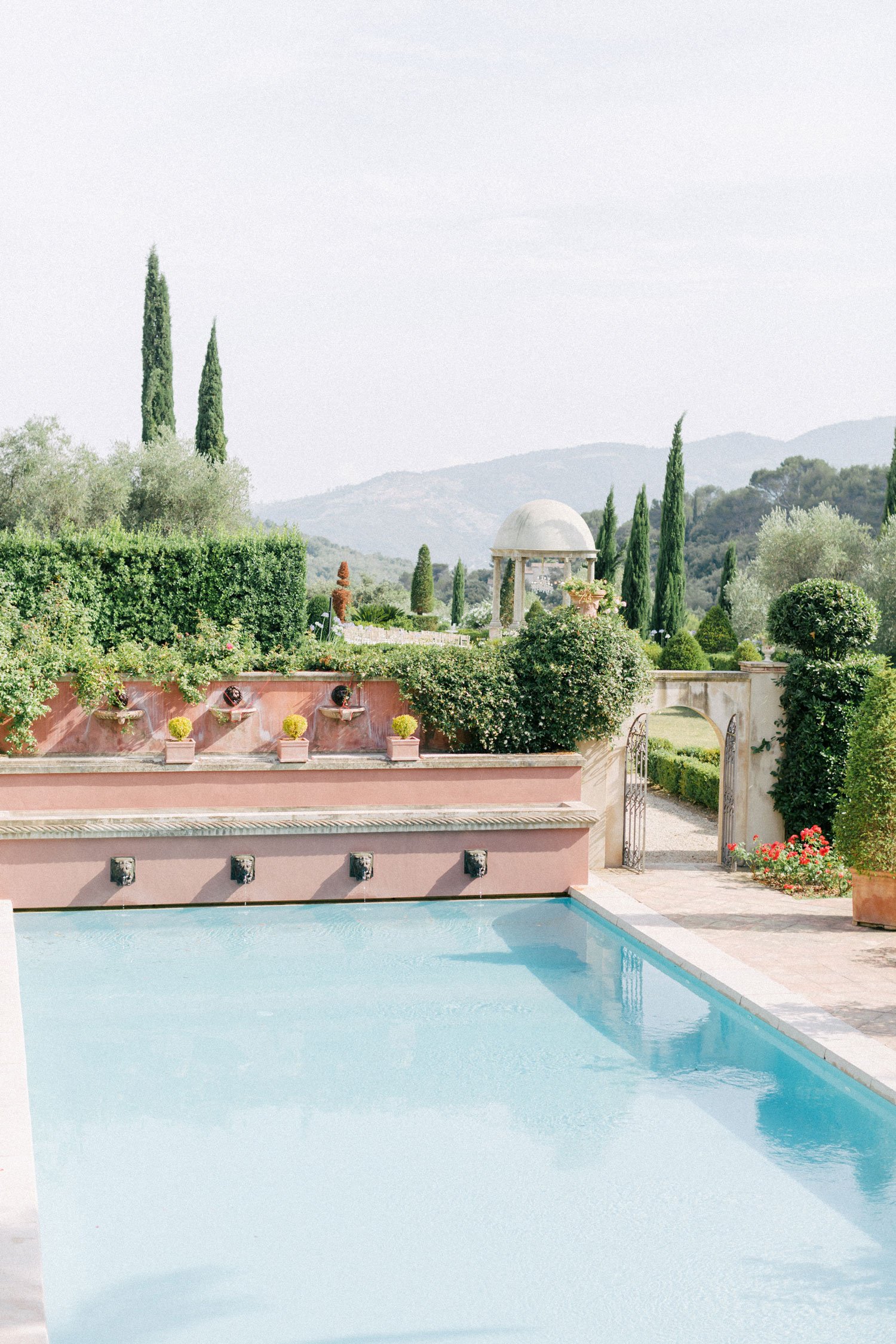 Pool Overlooking South of France