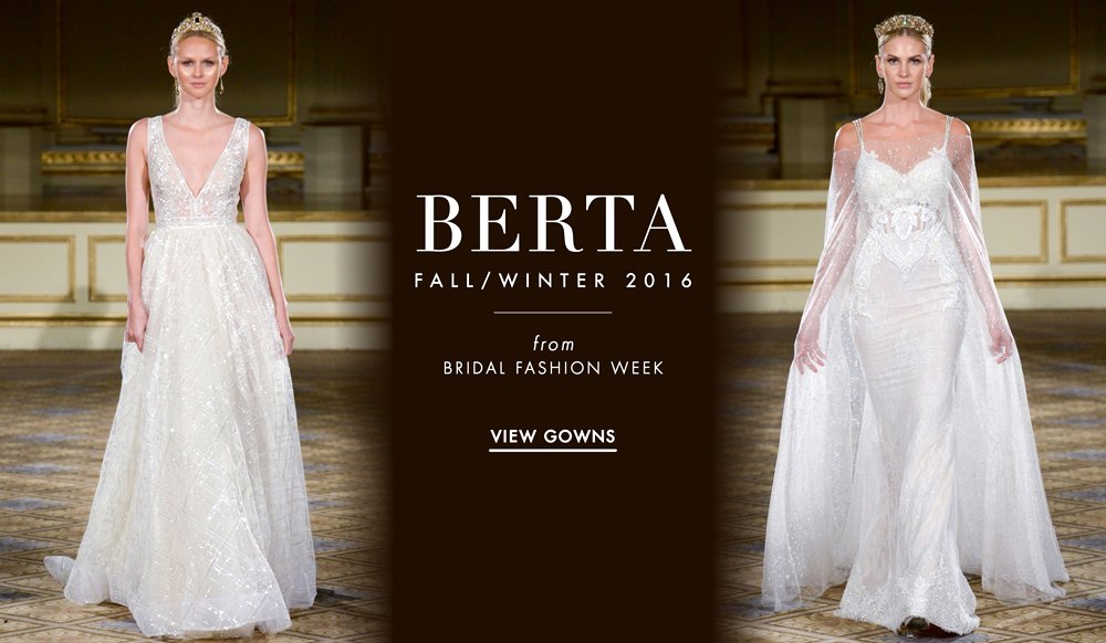 Daring, Body-Baring Bridal Gowns by Berta Fall/Winter 2016