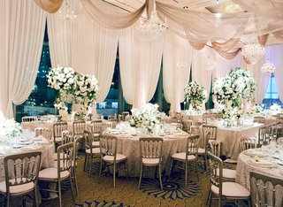 Elegant Ballroom Draped to Perfection
