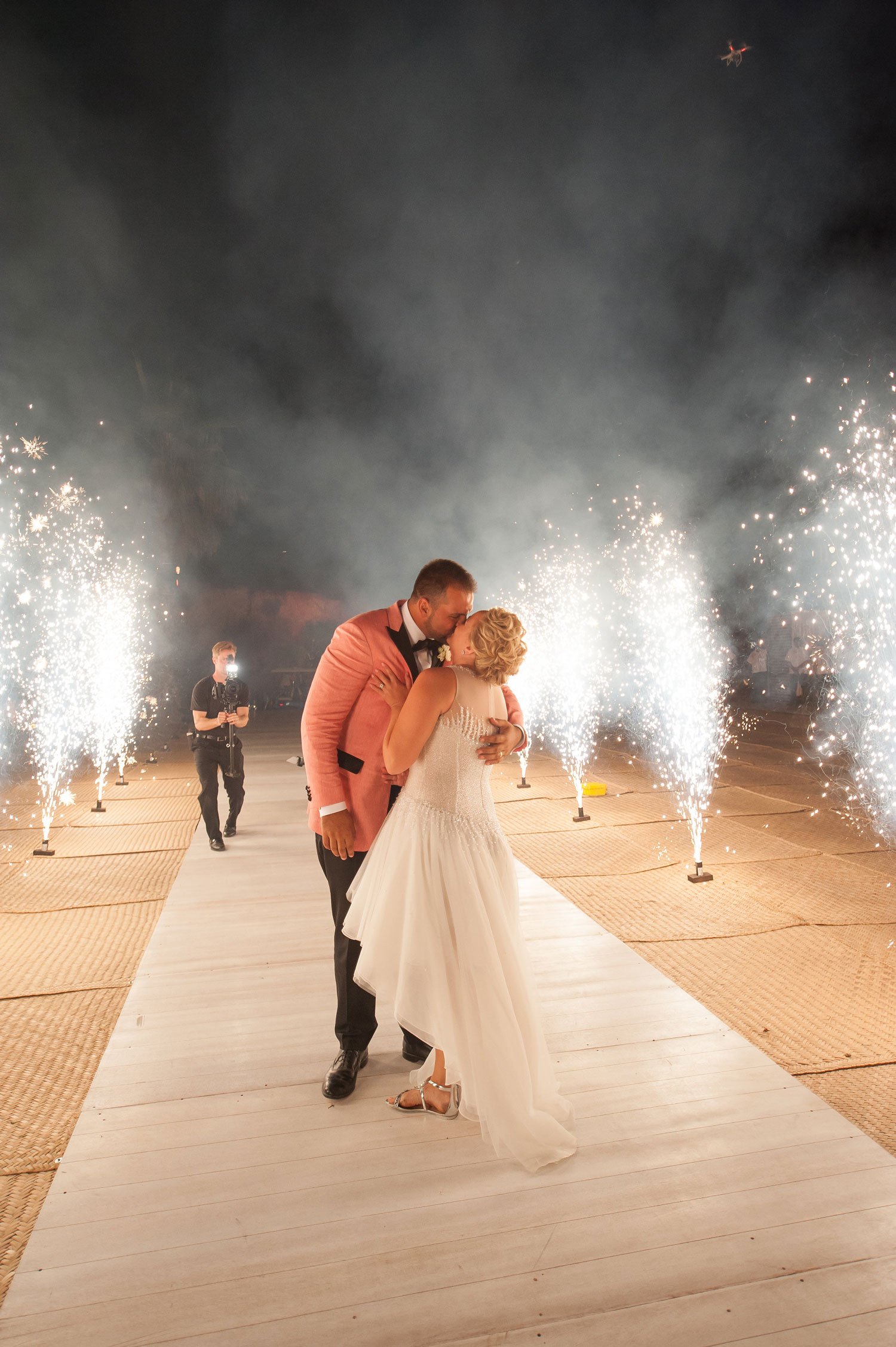 Pyrotechnics for Grand Entrance